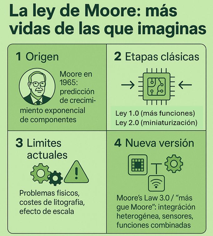 La ley de Moore: más vidas de las que imaginas – Un poco de ciencia ...