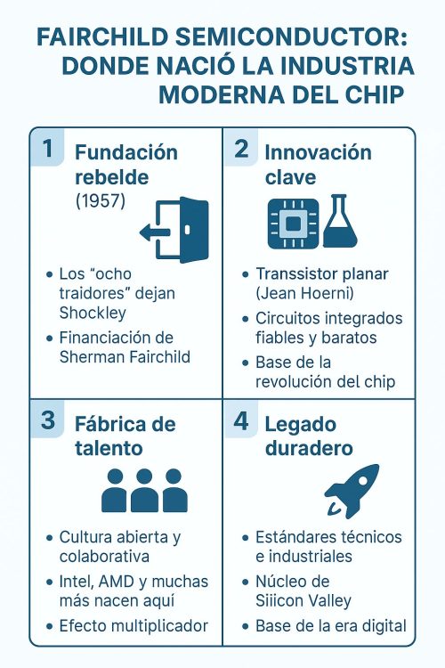 Fairchild Semiconductor: donde nació la industria moderna del chip y el ...
