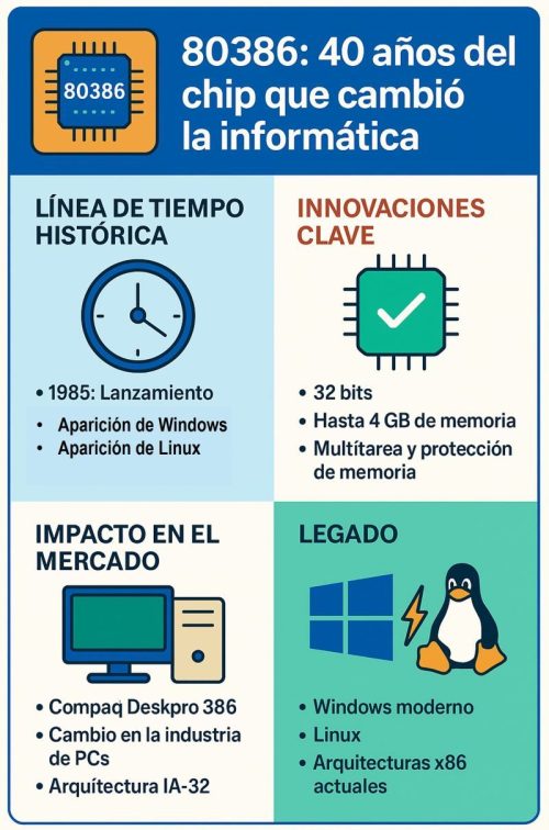Hace 40 años nació una pieza central de la historia del PC: el Intel ...